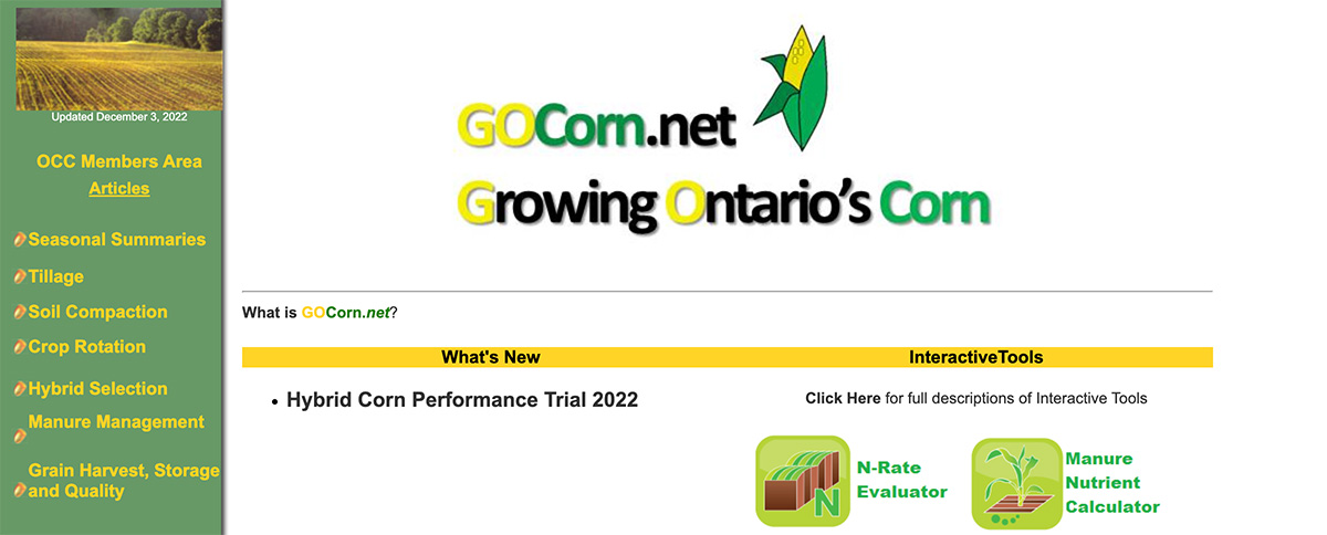 Ontario Corn Hybrid Trials - Yield and Agronomics | Holmes Agro